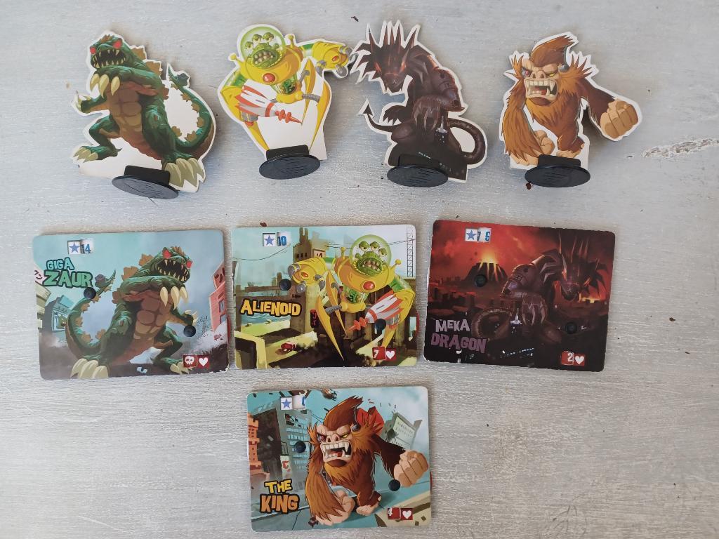 King Of Tokyo - Meka Dragon, Gigazaur, Alienoid, The King - Jeu de société