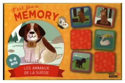 Gamme P'tit Jeu De Memory - Les Animaux De La Suisse