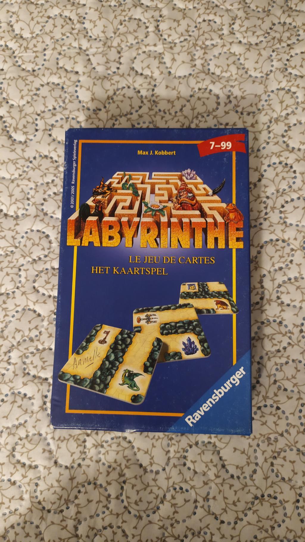 Labyrinthe - le jeu de cartes - 2€
